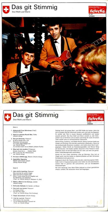 LP: Duo Walti und Werni - Das git Stimmig | Kaufen auf Ricardo