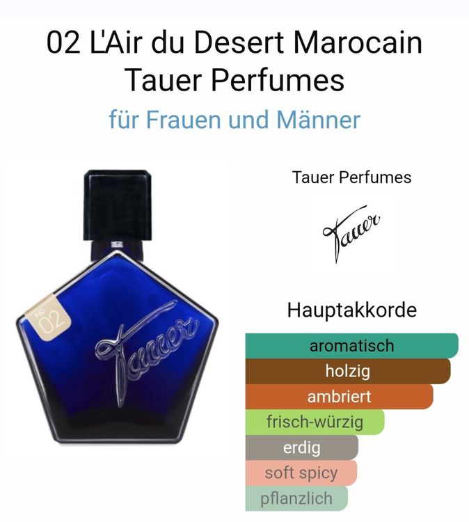 Tauer No2 L'Air du Désert Marocain 5ml Abfüllung EdT Intense | Kaufen auf Ricardo