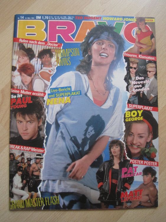 Bravo Nr 14 v 29 März 1984 Boy George Alphaville Nena &&& (Gebraucht ...