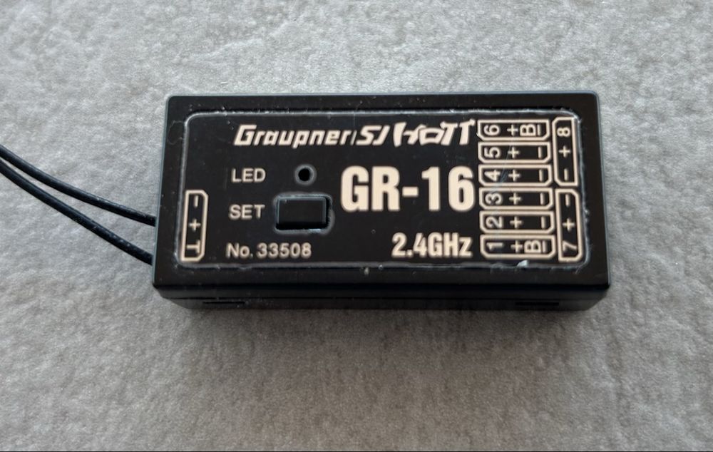 Graupner GR-16 Empfänger, 2.4GHz - Top Zustand, neuwertig (Gebraucht ...
