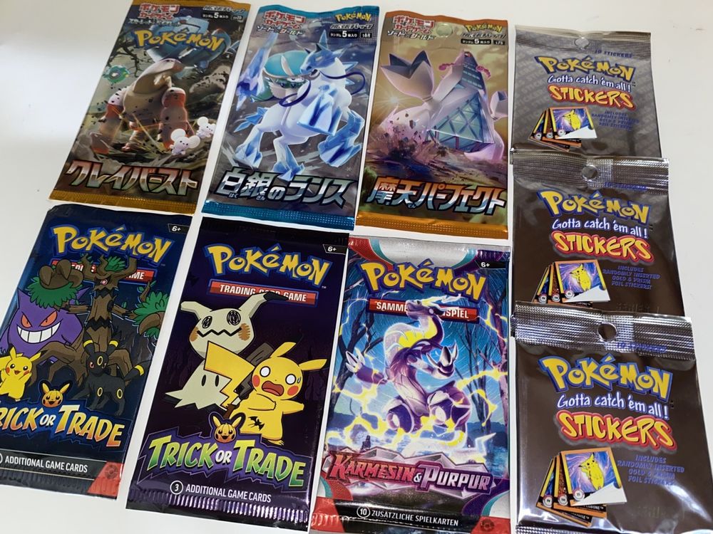 Pokémon Booster Pack (+Stickers) (Neu und originalverpackt) in ...