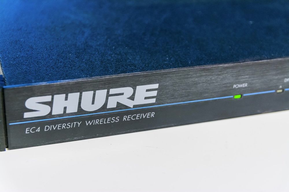 SHURE EC4 Diversity Wireless Receiver / Mikrophonempfänger (Gebraucht ...