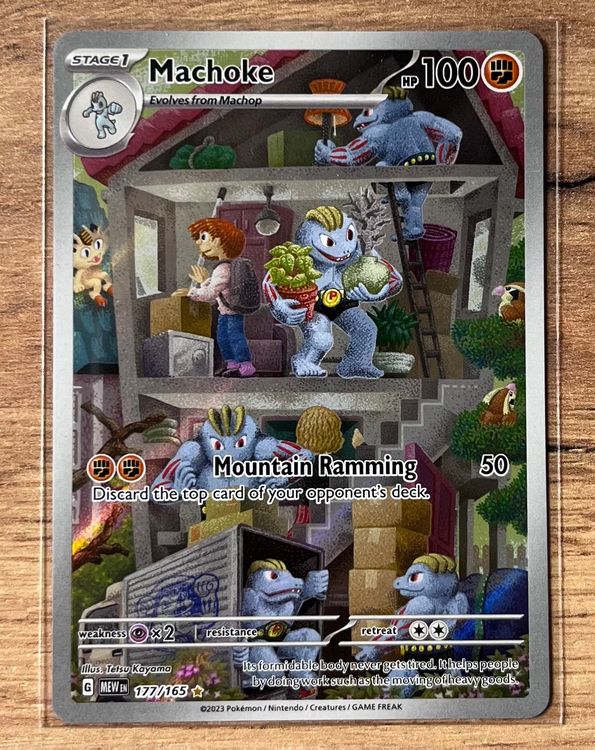 Machoke ART RARE 177/165 Pokemon Mew 151 (Neu (gemäss Beschreibung)) in ...