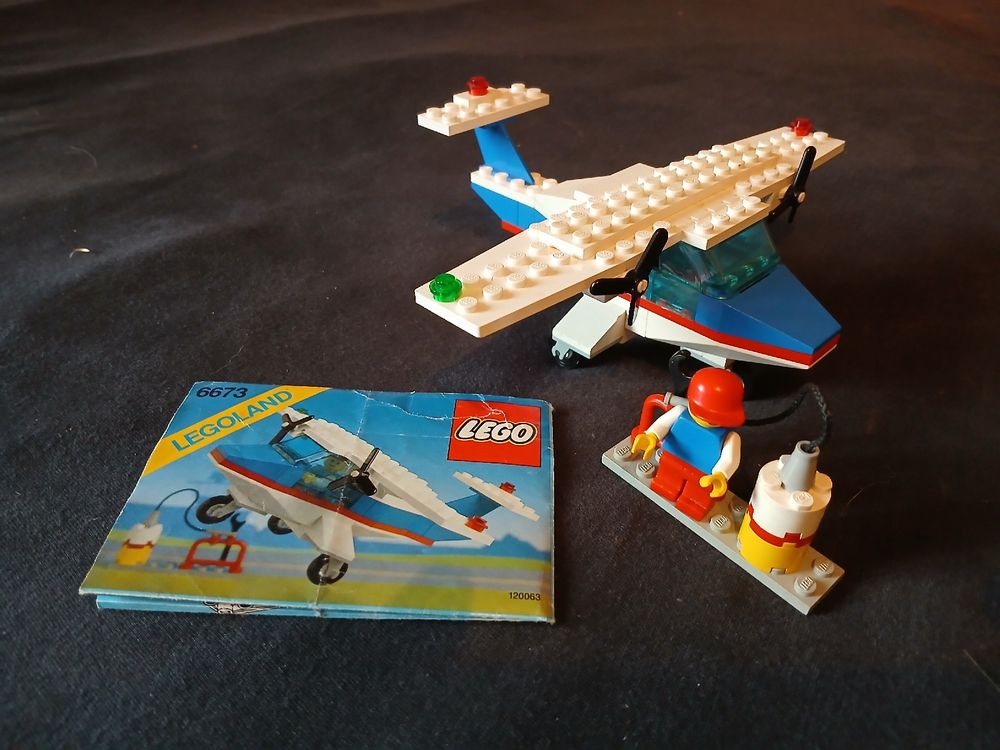 LEGO Flugzeug 6673 mit Anleitung, Vintage 1990 | Kaufen auf Ricardo