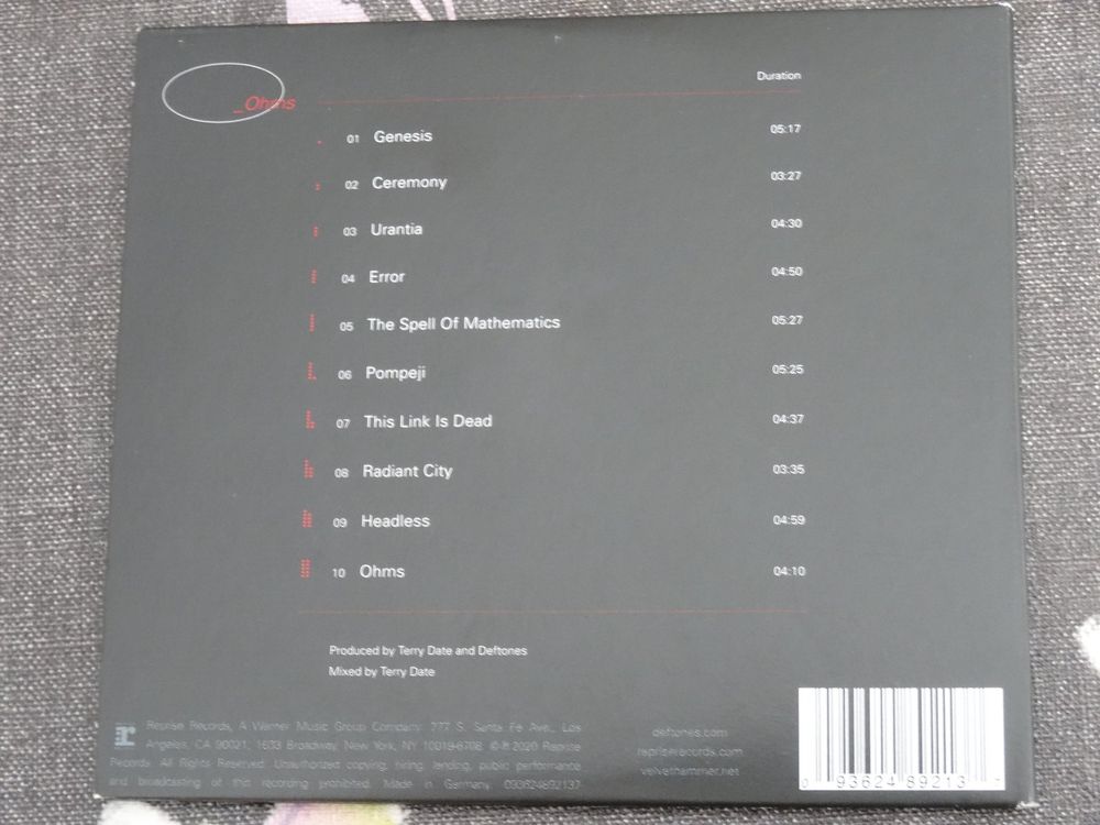 Deftones - Ohms CD (Gebraucht) in Olten für CHF 5 – mit Lieferung auf ...