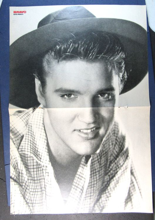 ELVIS PRESLEY BRAVO-DOPPELSEITE MITTE HINTEN KIM WILDE 42X28 | Kaufen ...