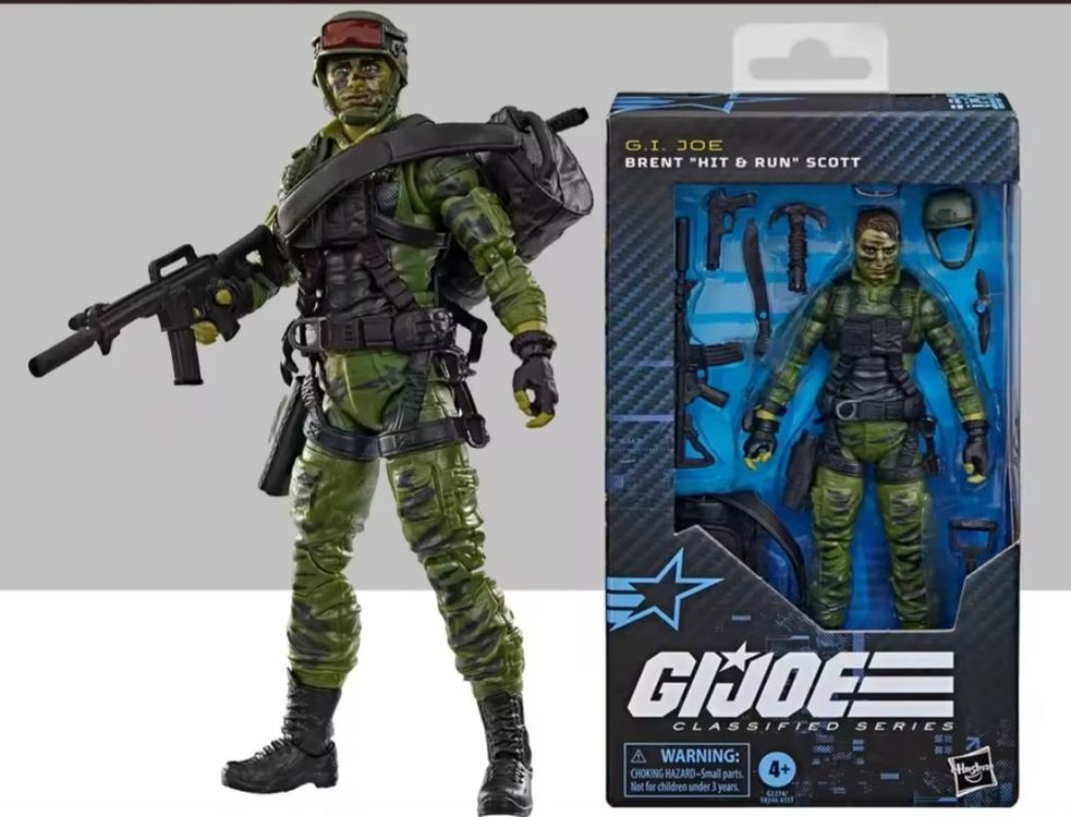 Hasbro G.I classifiée Joe # Brent 'Hit & Run' Scott (Neuf avec ...