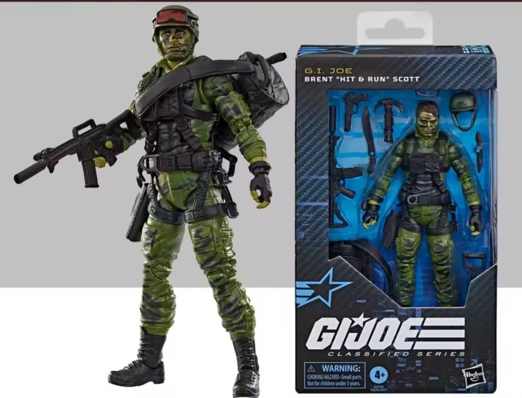 Hasbro G.I classifiée Joe # Brent 'Hit & Run' Scott (Neuf avec ...