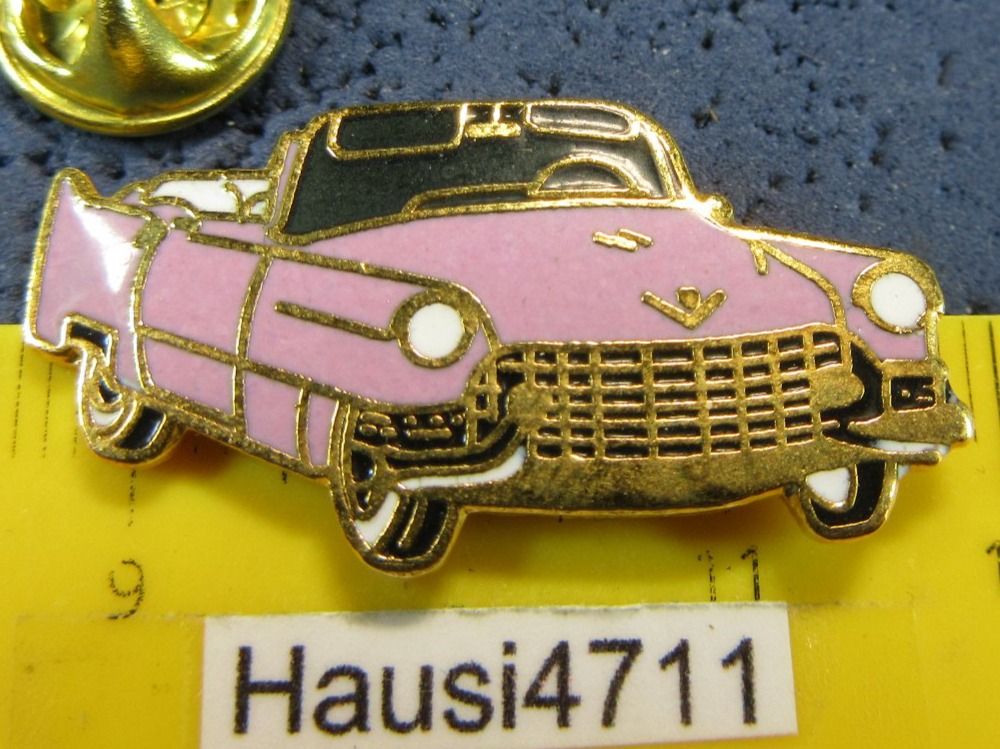 AUTO-PIN PINK CADILLAC CABRIOLET OFFEN OLDTIMER GOLDIG 3cm | Kaufen auf ...