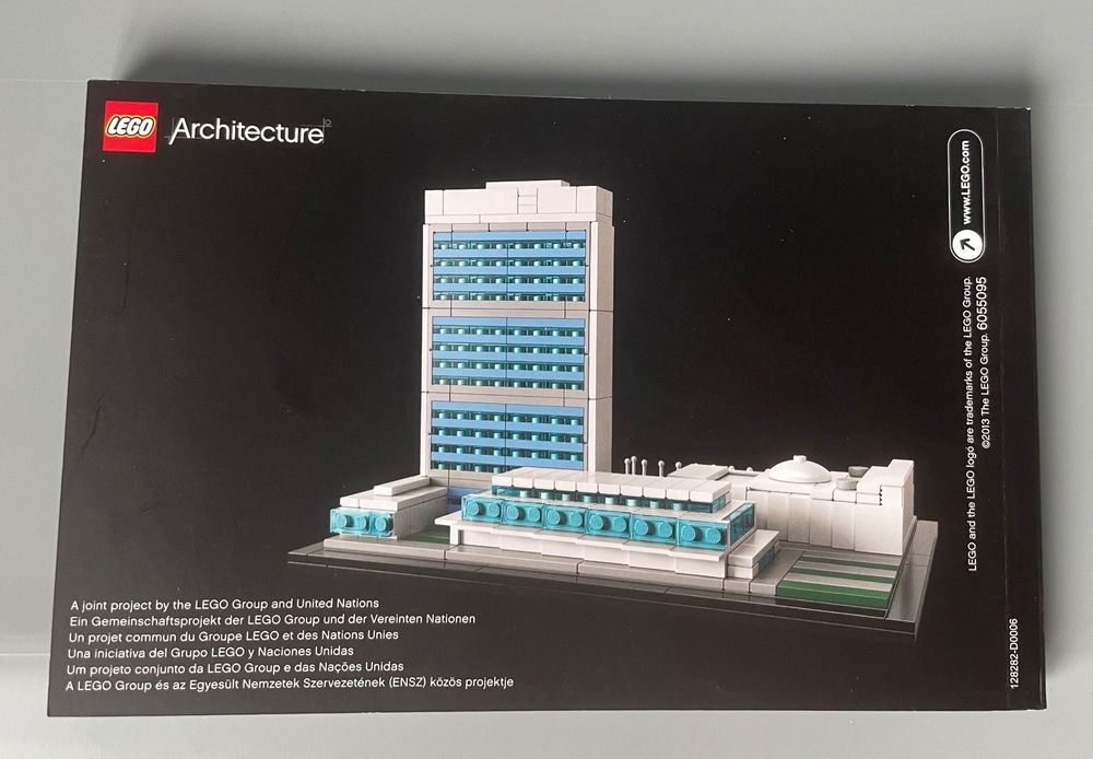 Komplettset Lego United Nations Headquarters 21018 + Bauplan | Kaufen ...