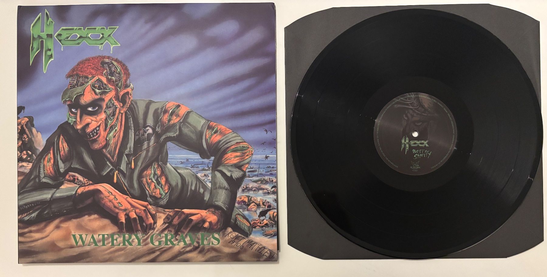 HEXX – Quest For Sanity / Watery Graves Thrash Metal LP (Neu (gemäss ...