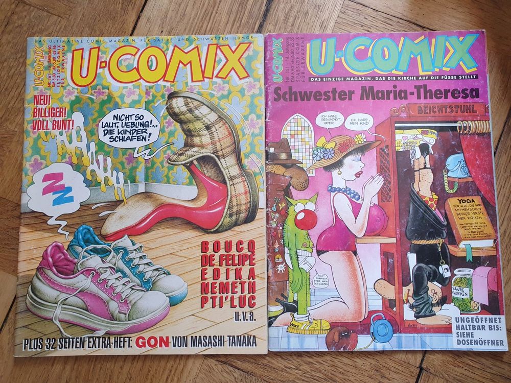 2x U-Comix Comics Kult Retro 80er Jahre (Gebraucht) in Zürich für CHF 24 – mit Lieferung auf ...