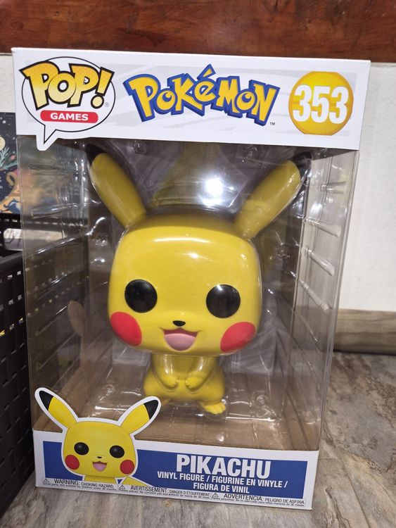 Pokemon Pikachu funko pop jumbo 25 cm (Neu und originalverpackt) in ...