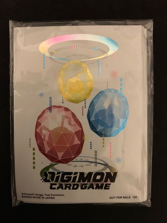 Digimon TCG Promo Digitama Sleeves Pack (Neu und originalverpackt) in ...
