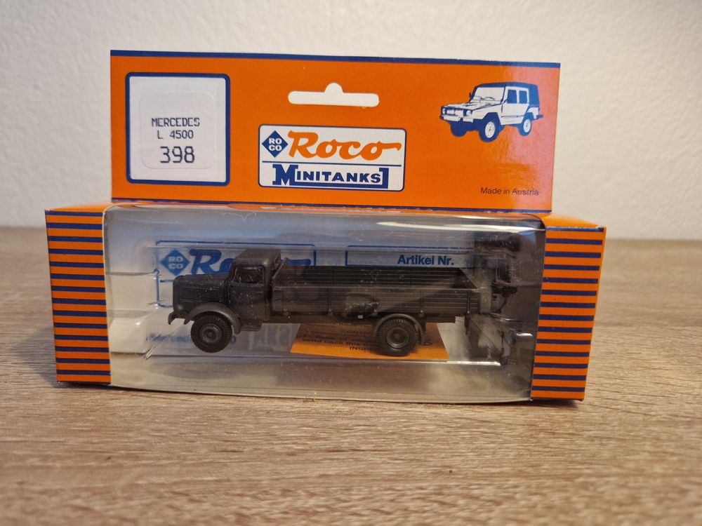 Roco Minitanks 398 Mercedes L 4500 H0 OVP NEU | Kaufen auf Ricardo