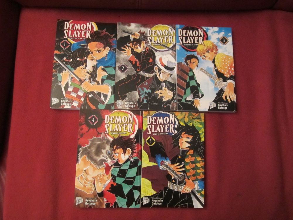 DEMON SLAYER COMIC NR. 1 BIS 5 ( KOYOHARU GOTOUGE 2021) | Kaufen auf ...