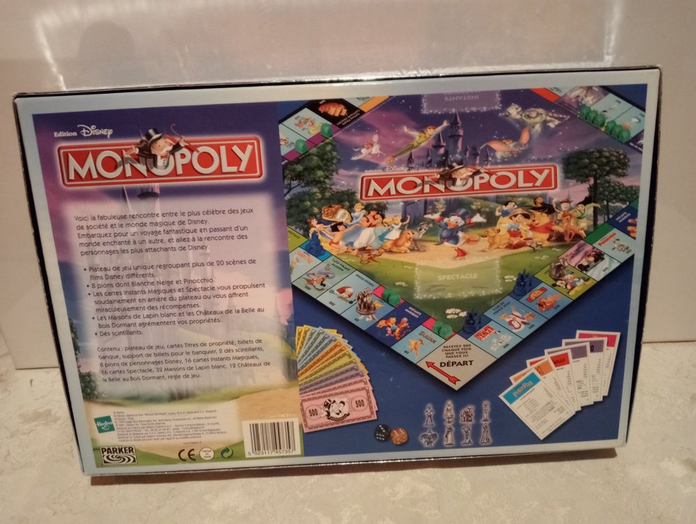 Monopoly Edition Disney Französische Version 2001 (Gebraucht) in ...