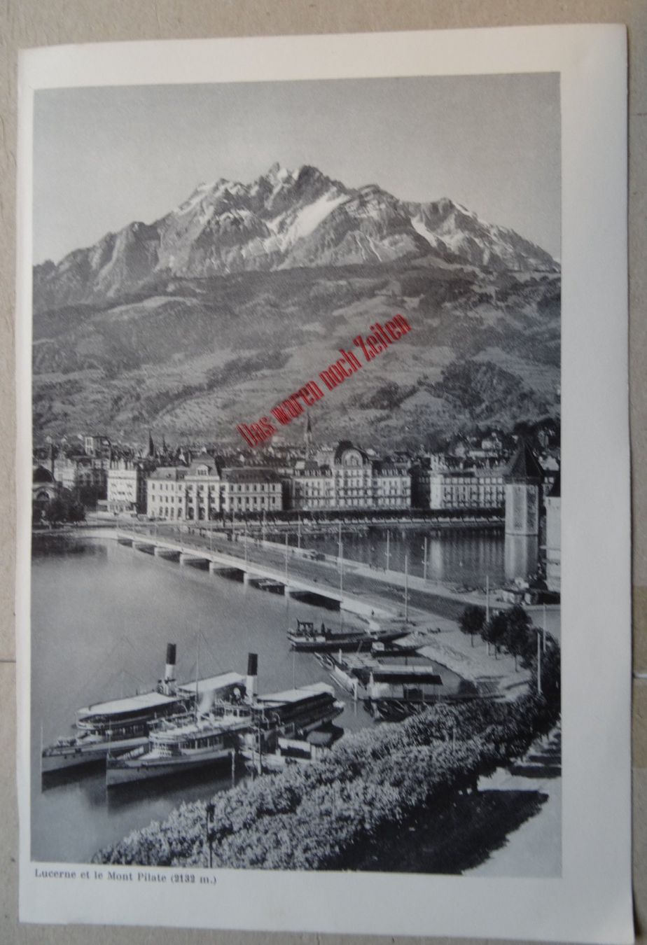 Luzern mit Dampfschiffen anno dazumal (Gebraucht) in Safnern für CHF 7 ...