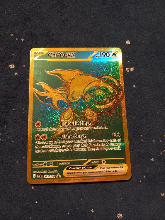 Chi-Yu EX SECRET Rare (EN) Paldean Fates - PAF 241/091 (Neu (gemäss ...