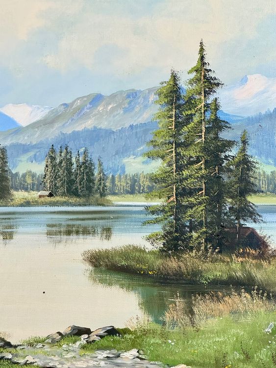 Grosses Landschaft Gemälde von H.Meier (Gebraucht) in Root für CHF 35 ...