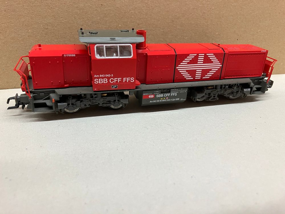 PIKO 59401 SBB Diesellok Am 843 042-3 "Infra", H0 GS DC Dig. (Gebraucht ...