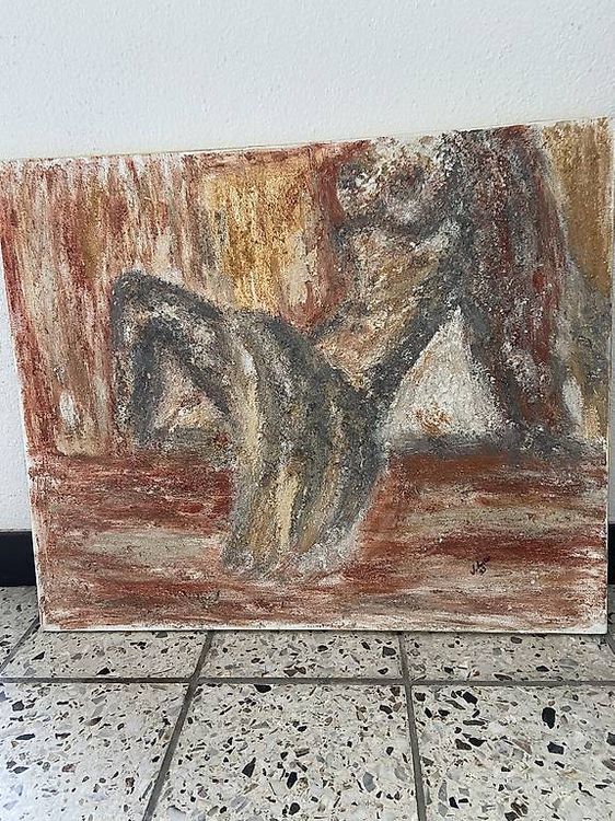 Akt auf Leinwand, abstrakt | Kaufen auf Ricardo