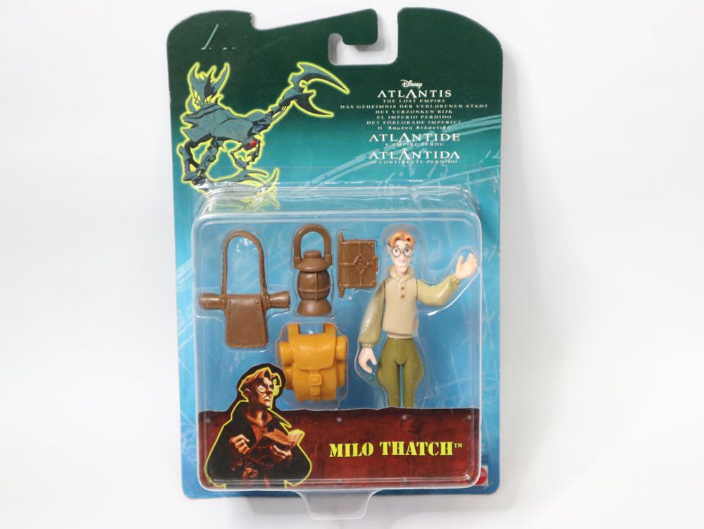 Disney Atlantis Figur Milo Thatch OVP 2001 (Neu und originalverpackt ...