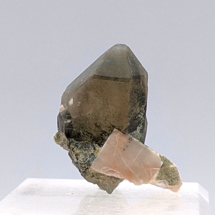 SMOKY QUARZ mit ROSA ORTHOKLAS, Baveno (Neu (gemäss Beschreibung)) in Balerna für CHF 16 – mit ...