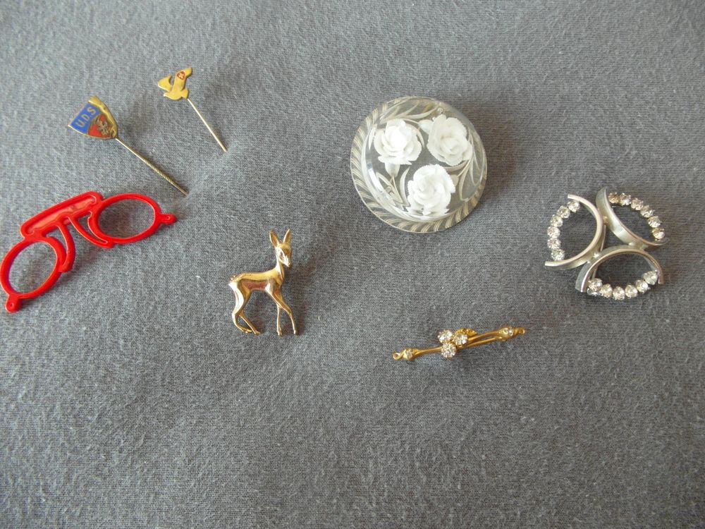 Broschen, Anstecknadeln - Vintage 40/50er Jahre (Gebraucht) in ...