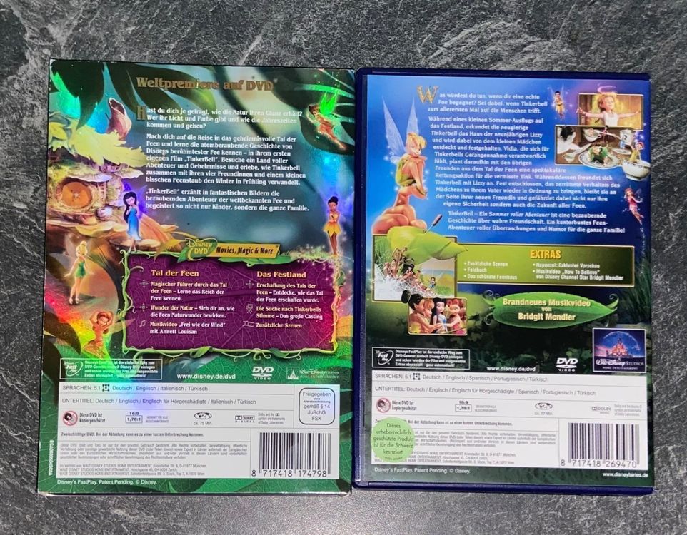 DVD Set - Disney Tinkerbell (Neu (gemäss Beschreibung)) in Rüthi ...