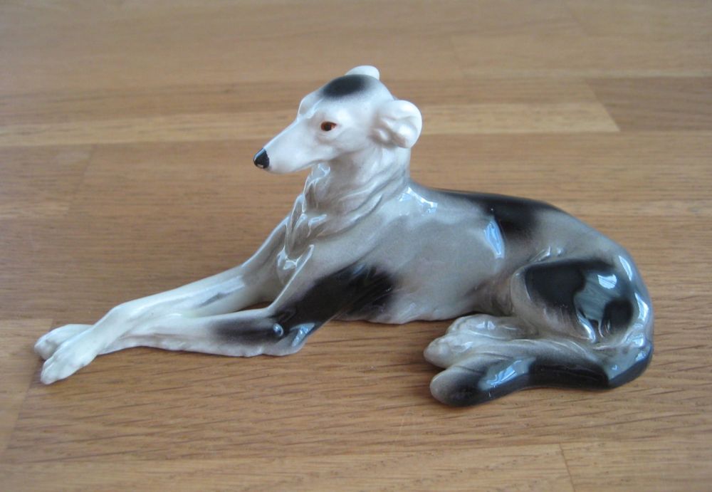 Porzellan Figur Goldscheider Wien Windhund Barsoi Kaufen Auf Ricardo