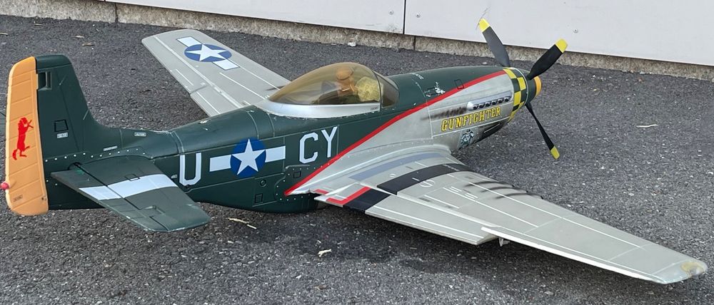 Parkzone P51-D Gunfighter + Torcster Gold A3536/8-1050 102g | Kaufen ...