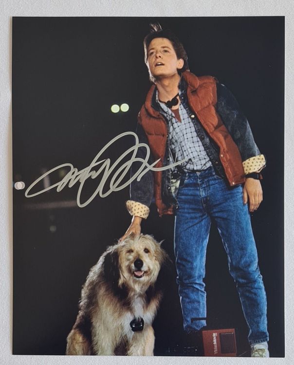 Autographe Michael J. Fox McFly | Kaufen auf Ricardo