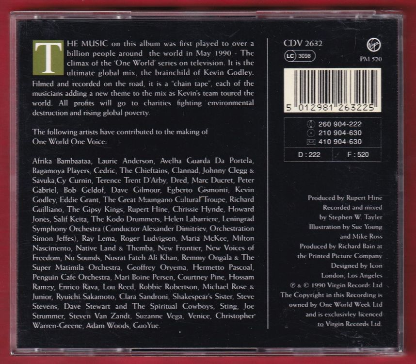 One World One Voice - Various Artists (CD) (Gebraucht) in Zürich für ...