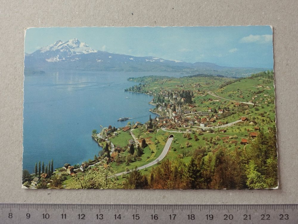 Kurort Weggis mit Pilatus, 1985 | Kaufen auf Ricardo