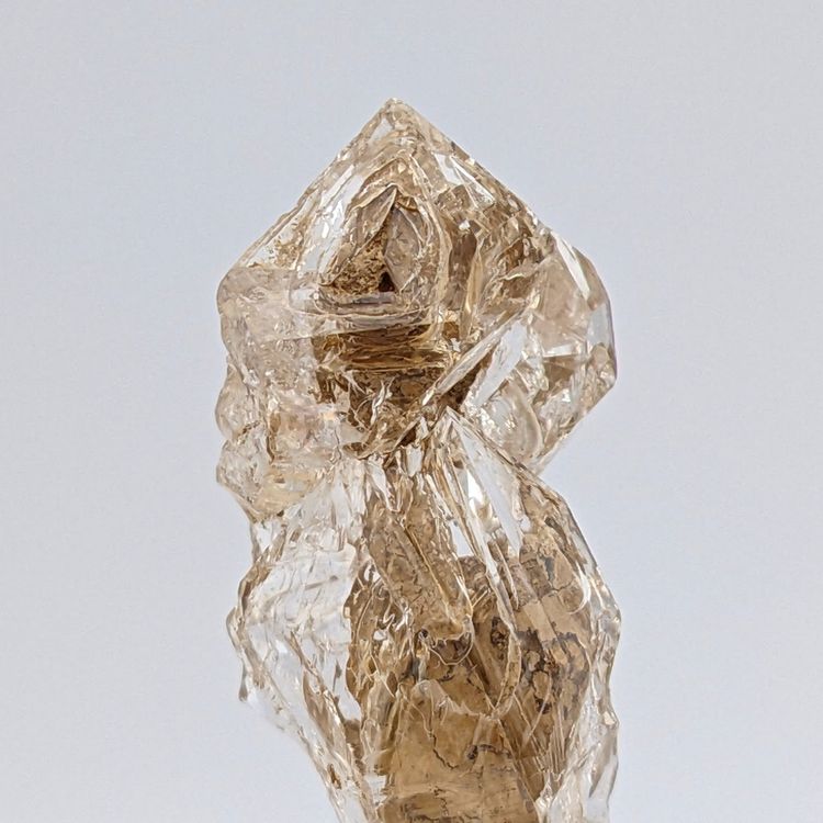 Grosser HERKIMER-HOPPERQUARZ, ZEPTERFORM, mit TON, selten (Neu (gemäss Beschreibung)) in Balerna ...