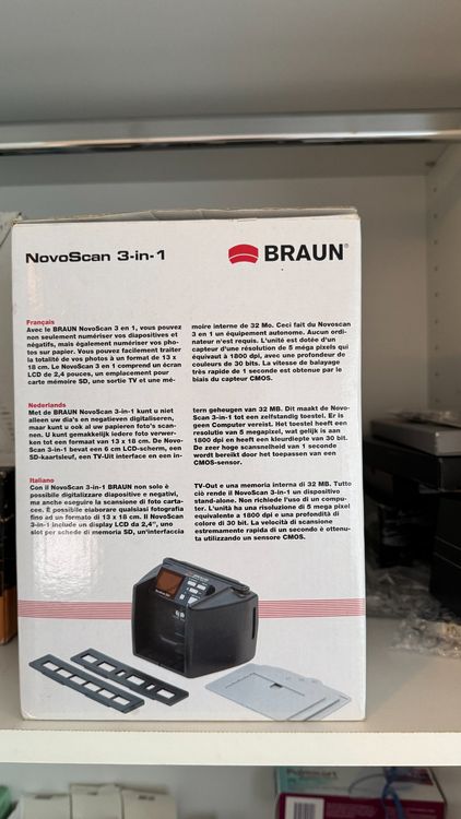 Braun Foto-Scanner NovoScan 3in1 Dia Negativ Foto (Gebraucht) in ...