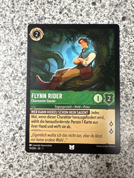 Disney Lorcana Flynn Rider 74/204 Uncommon | Kaufen auf Ricardo