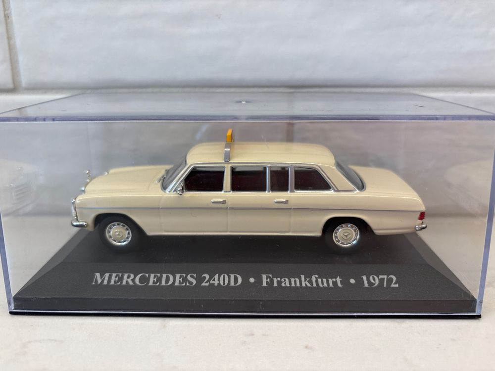 Ixo Mercedes 240 D Taxi Frankfurt 1972 1/43 (Gebraucht) in Gollion für CHF 12.9 – mit Lieferung ...