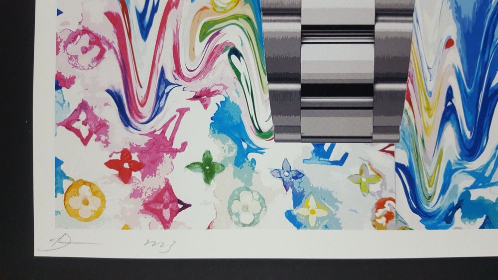 Death NYC Graffiti Pop Art Druck " Vuitton Rolex Daytona | Kaufen auf ...