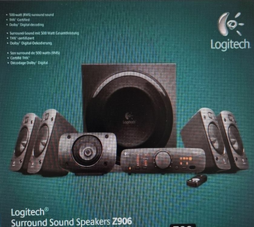 LOGITECH Z906 Surround-Sound - Lautsprechersystem (Gebraucht) in ...