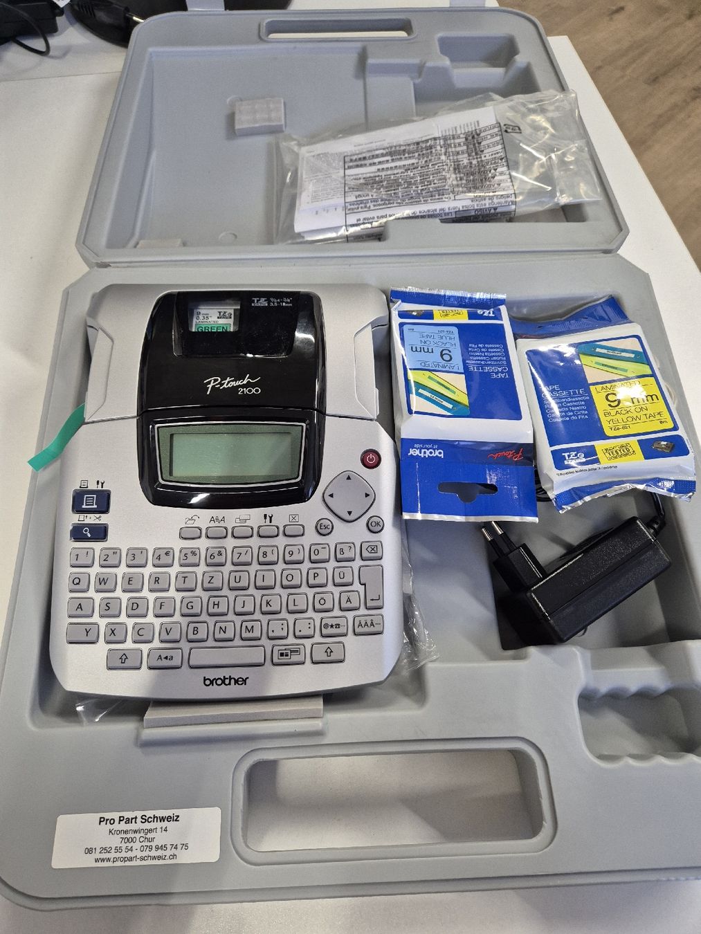 Brother P-Touch 2100 Beschriftungsgerät mit Zubehör! (Gebraucht) in ...
