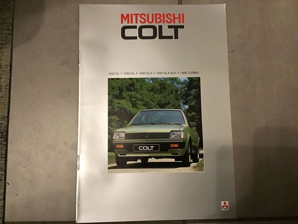 Mitsubishi Colt Verkaufsprospekt Sept.82 (Gebraucht) in Scherzingen für CHF 19 – mit Lieferung ...