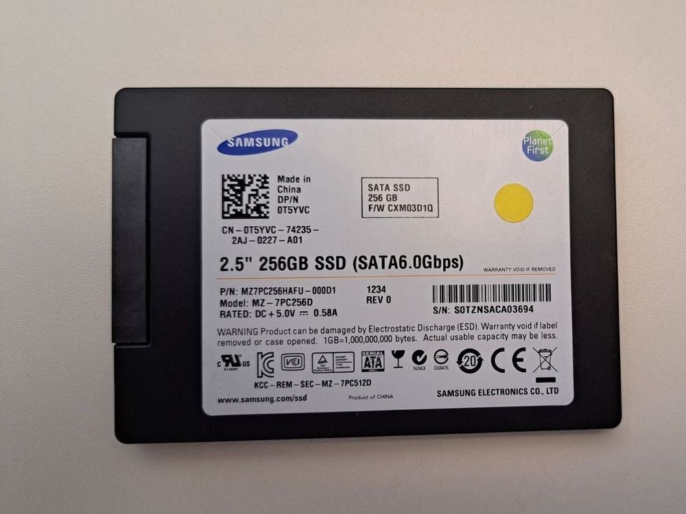Samsung SSD SATA 256GB | Kaufen auf Ricardo