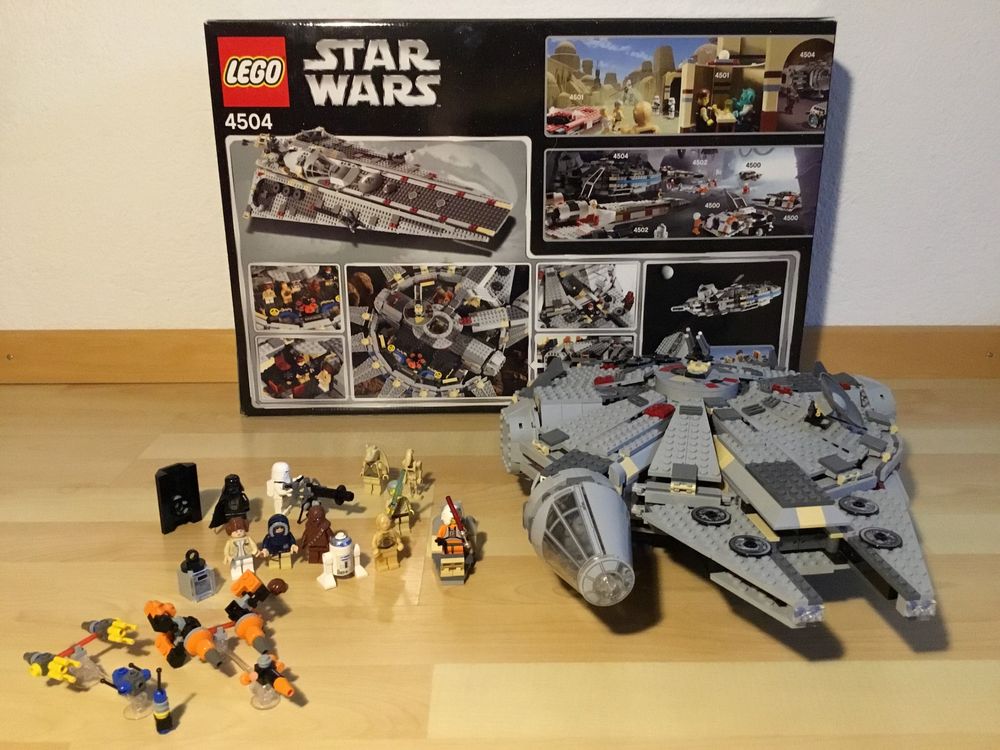 Lego Star Wars Millennium Falcon 4504 und Star Wars 4485 | Kaufen auf ...