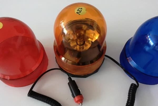 Rundumleuchte mit 3 Hauben in 3 Farben wechselbar | Kaufen auf Ricardo