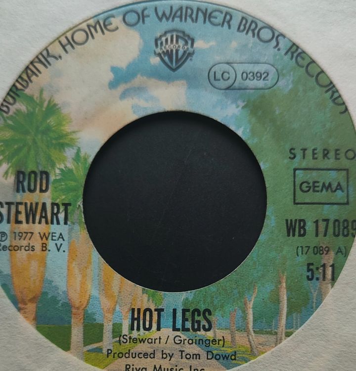 Vinyl-Single Rod Stewart - Hot Legs (Gebraucht) in Langenthal für CHF 4 ...