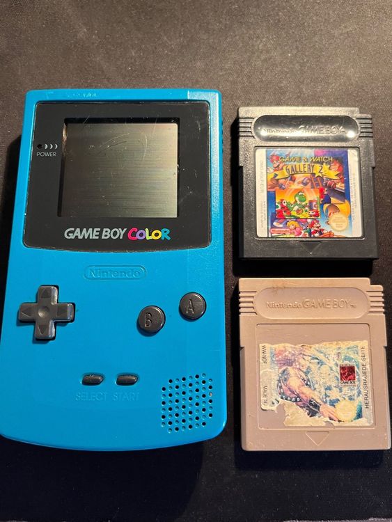 Gameboy Color + 2 Spiele Türkis Original Nintendo (Gebraucht) in St ...