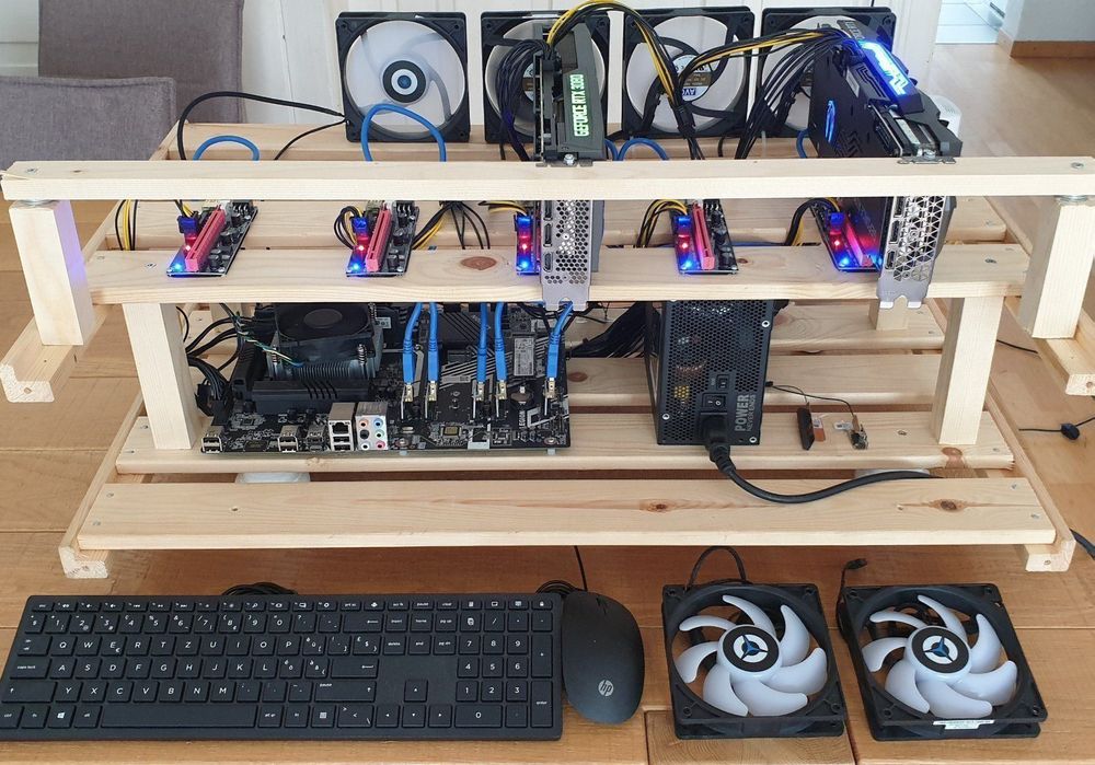 Mining Rig, Lenovo RTX 3080 + ZOTAC 3080 (Gebraucht) in Zürich für CHF ...