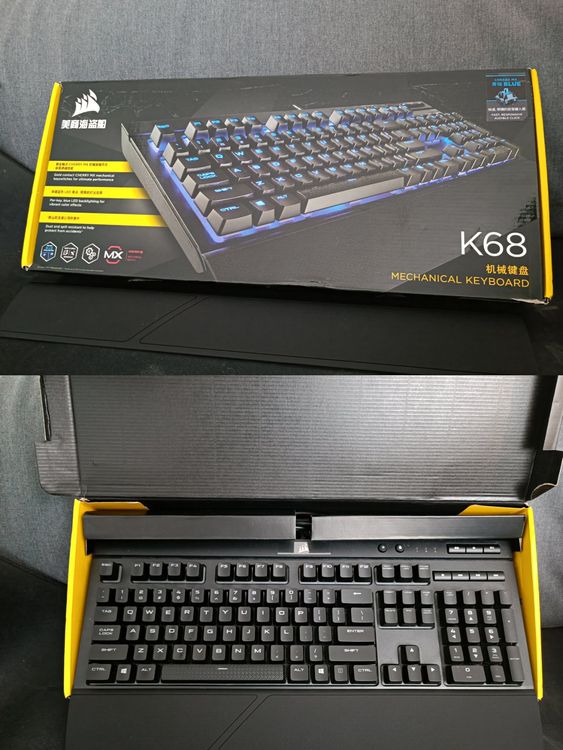 Corsair K68 blau LED (Komplett neu) | Kaufen auf Ricardo